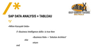 SAP Data Analysis + Tableau | PPT