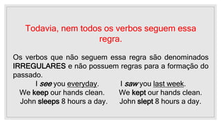 Apresentacao simple past | PPTX