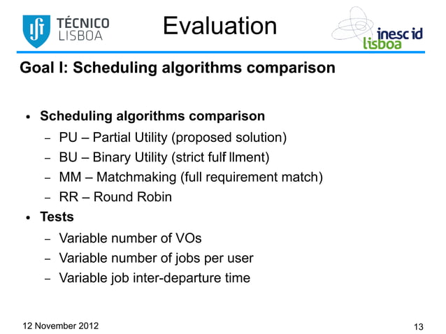Master Thesis Final Discussion - Decentralised Utility Scheduling Algorithm for Grids | PPT