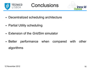 Master Thesis Final Discussion - Decentralised Utility Scheduling ...