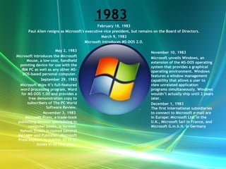 Presentacion Microsoft | PPT