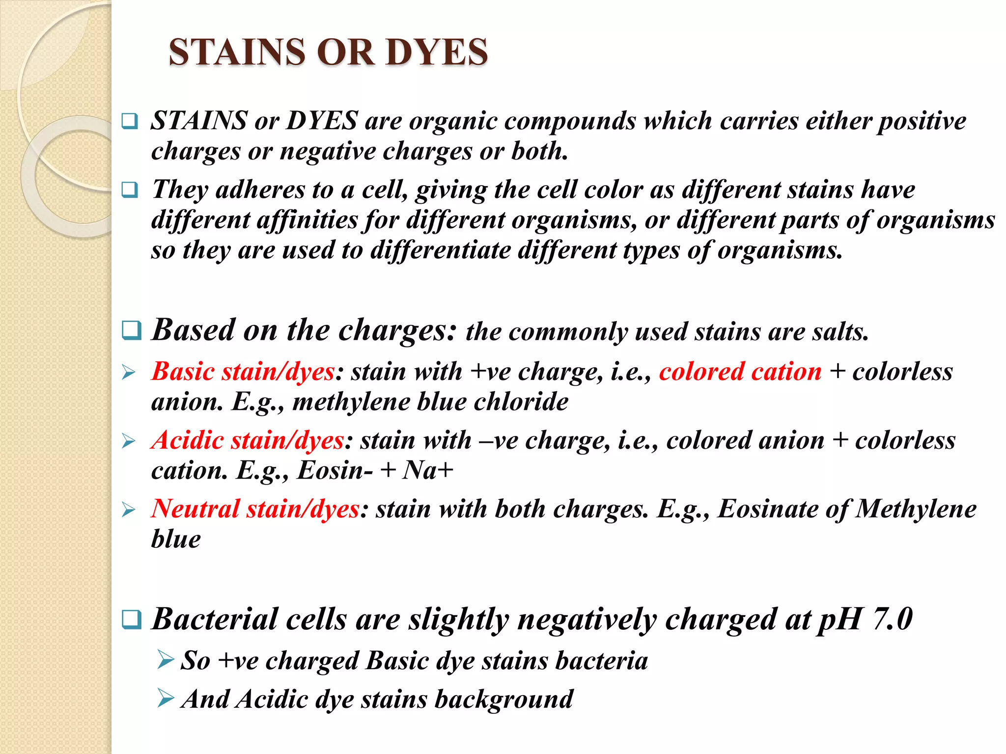 A presentaion on bacterial staining | PPT
