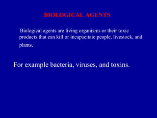 A presentaion on biological disaster | PPT