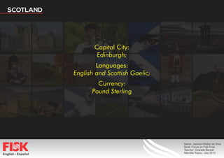 Trabalho Final Fisk - Scotland | PDF
