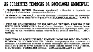 APRESENTAÇÃO - Ideias para uma sociologia da questão ambiental no ...
