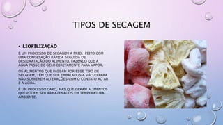 Apresentação secagem | PPTX