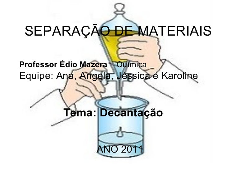 Decantação