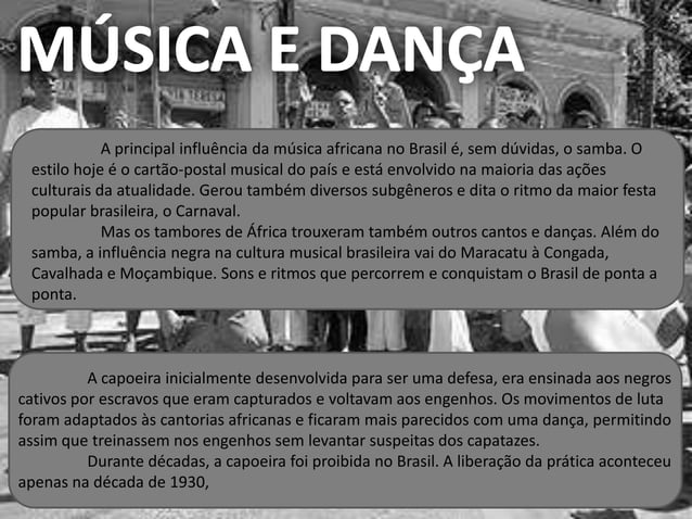 Cultura afro descendente | PPTX | World/International Music | Music