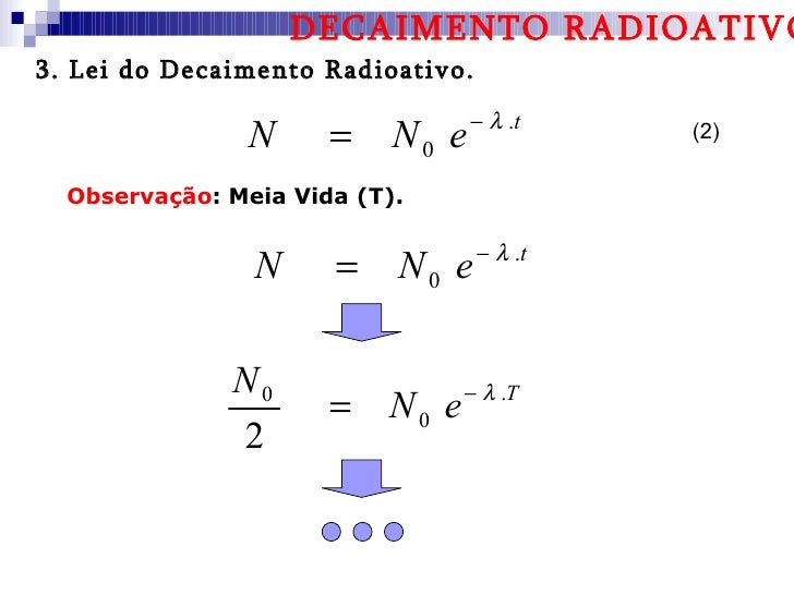 Decaimento Radioativo