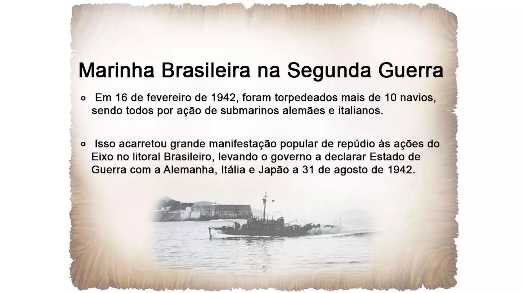 Participação do Brasil na Segunda Guerra Mundial | PPTX