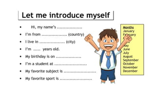 Self Introduction-English-Self Introduct | PPT