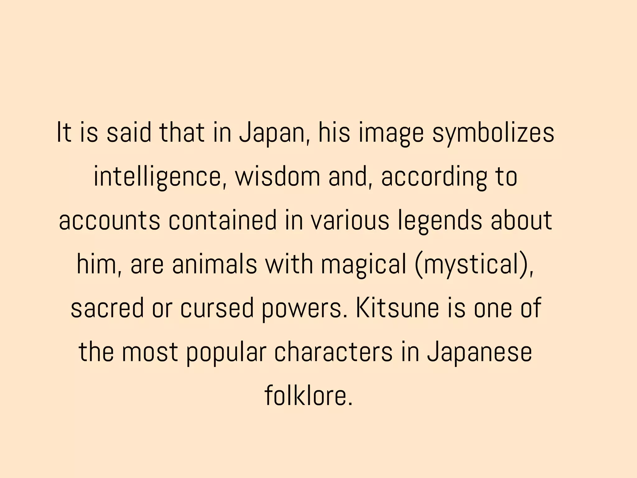 Kitsune, the mystical fox of Japanese mythology | PDF