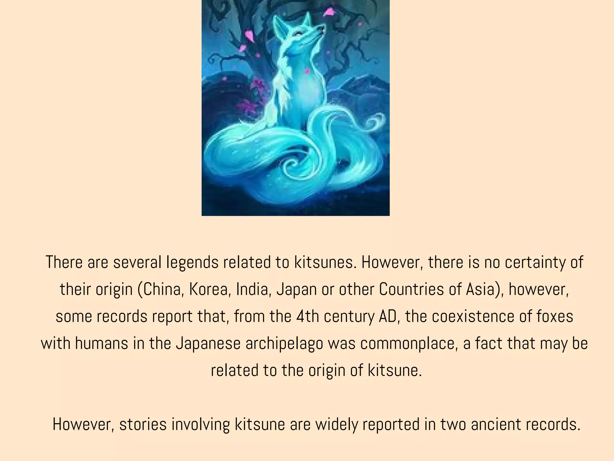 Kitsune, the mystical fox of Japanese mythology | PDF