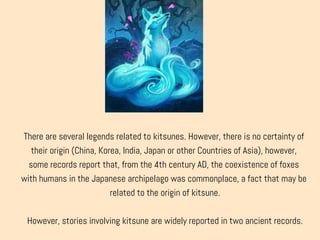 Kitsune, the mystical fox of Japanese mythology | PDF