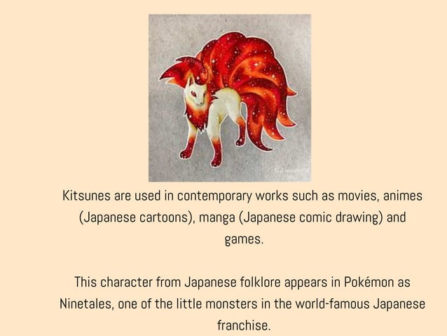 Kitsune, the mystical fox of Japanese mythology | PDF | Animation ...