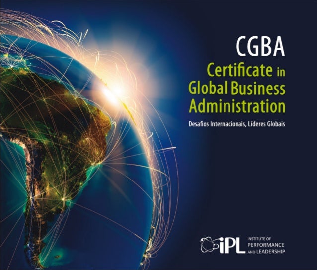 Certificate in Global Business Administration