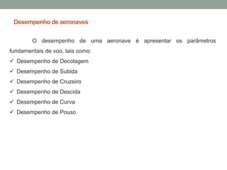 Desempenho de Aeronaves | PPTX