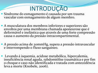 Síndrome do esmagamento | PPTX