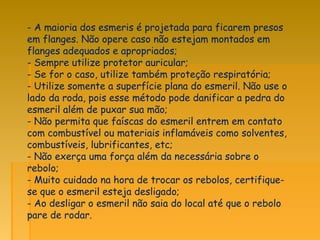 Apresentação do esmeril | PPT