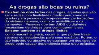 Slides Drogas | PPT