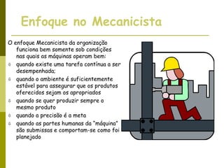 Apresentação do modelo mecanicista e organico .ppt
