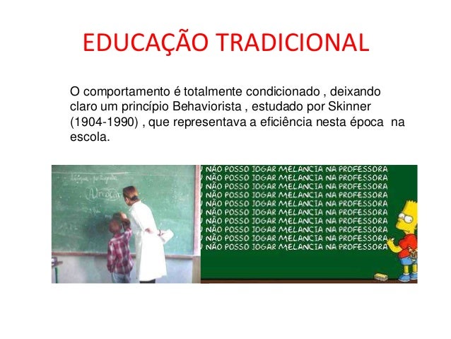 Diferenças entre o tradicional e o contemporâneo na educação