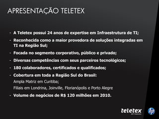 Teletex - Estrutura Convergente | PPTX