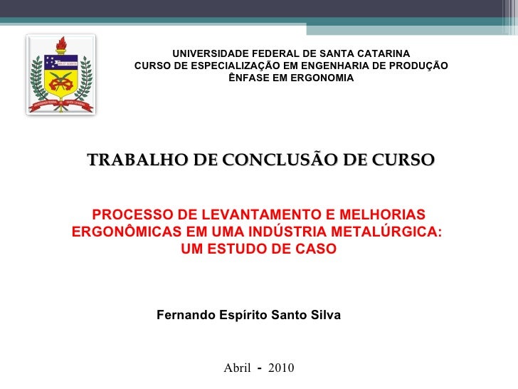 Apresentação TCC Fernando Espírito Santo - UFSC