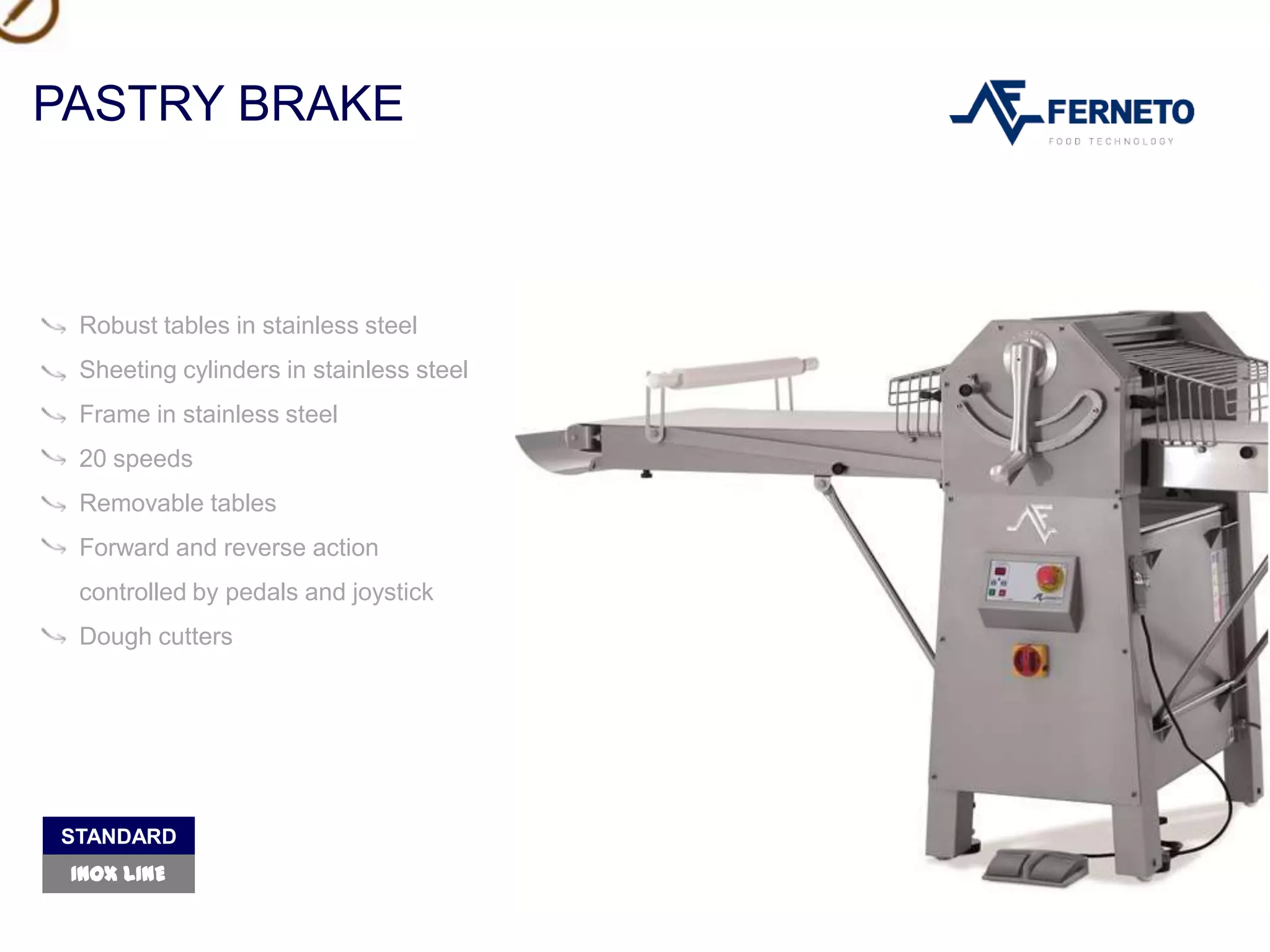 Equipment / machines: bakery and pastry industries | PPTX