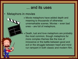 Metaphors and its relevance in Communication | PPTX