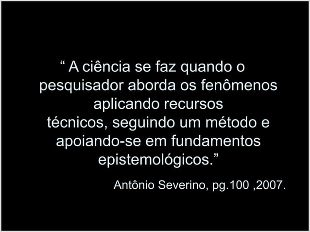 Apresentação metodologia do trabalho científico | PPSX