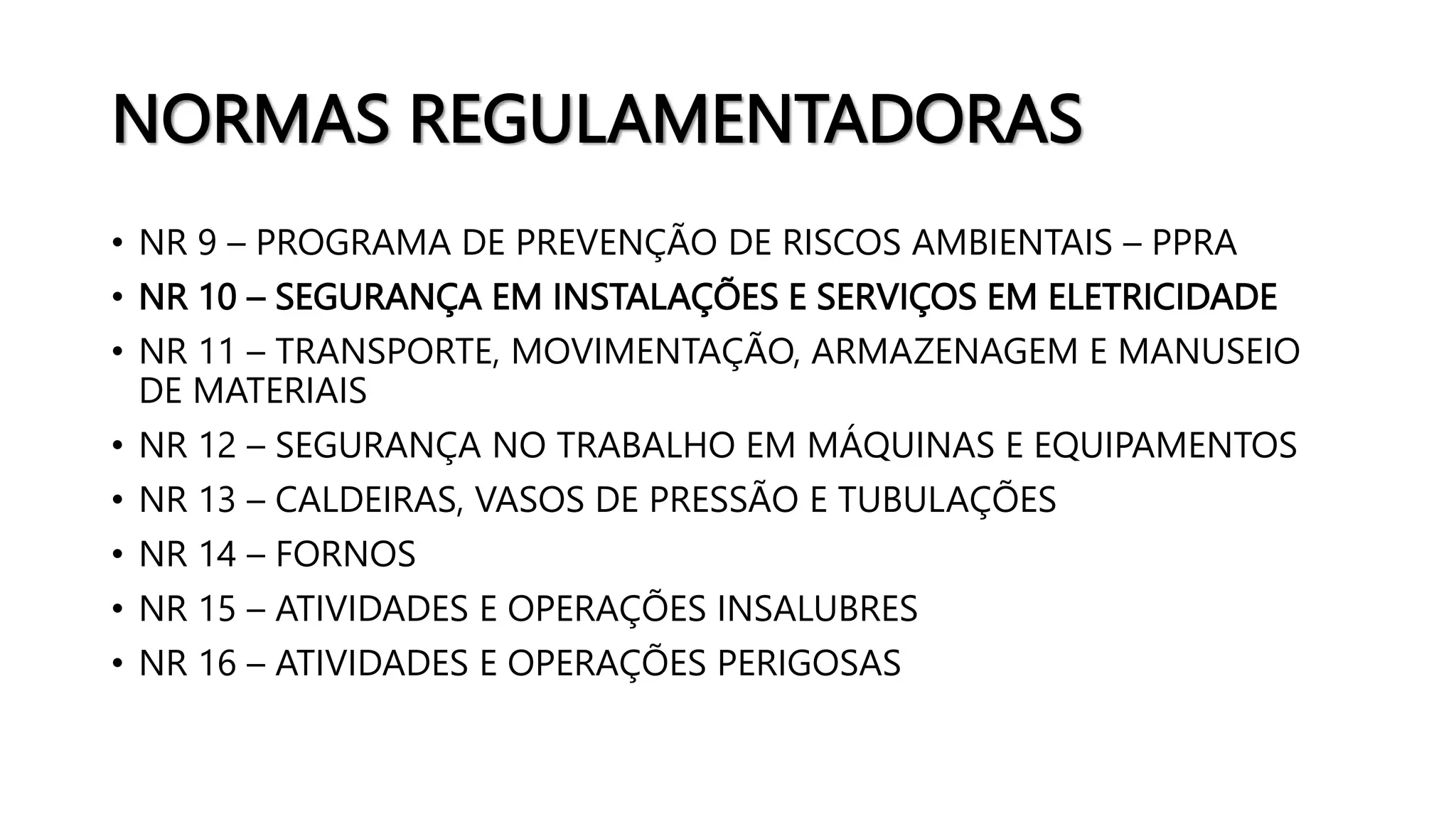 Apresentação NR 10 Reciclagem.pptx