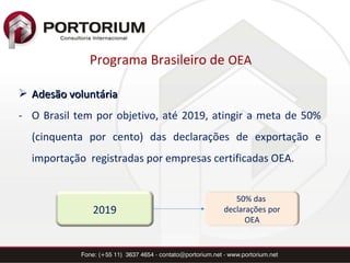 OEA - Operador Economico Autorizado | PPT