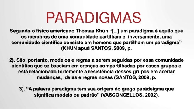 Exemplo De Paradigma