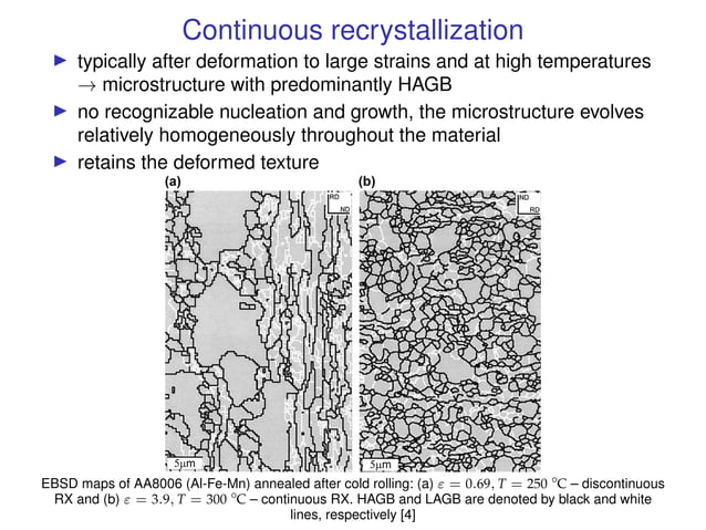 APRESENTAÇÃO_Recovery, recrystallization & grain growth.pdf | Physics ...