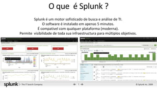 Apresentação splunk completa | PPT
