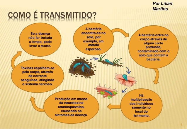 Tétano - Trabalho de microbiologia slides