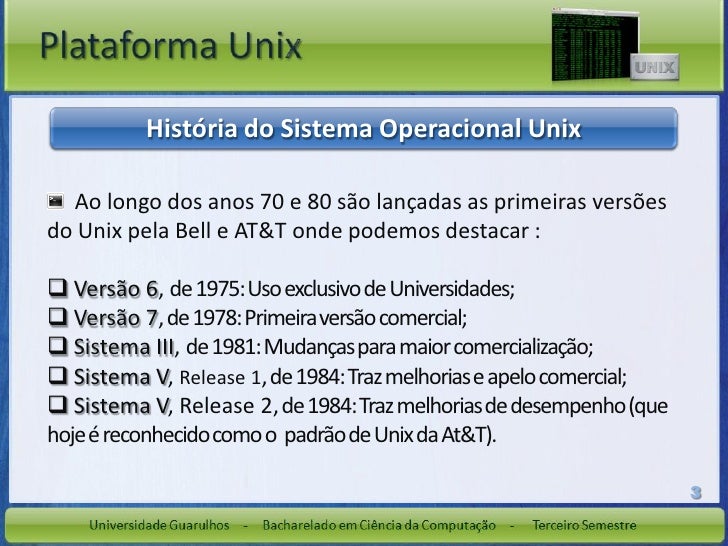 Sistema Operacional Unix