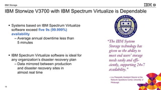 Apresentação Storage v3700 IBM® Storwize V3700 | PPTX