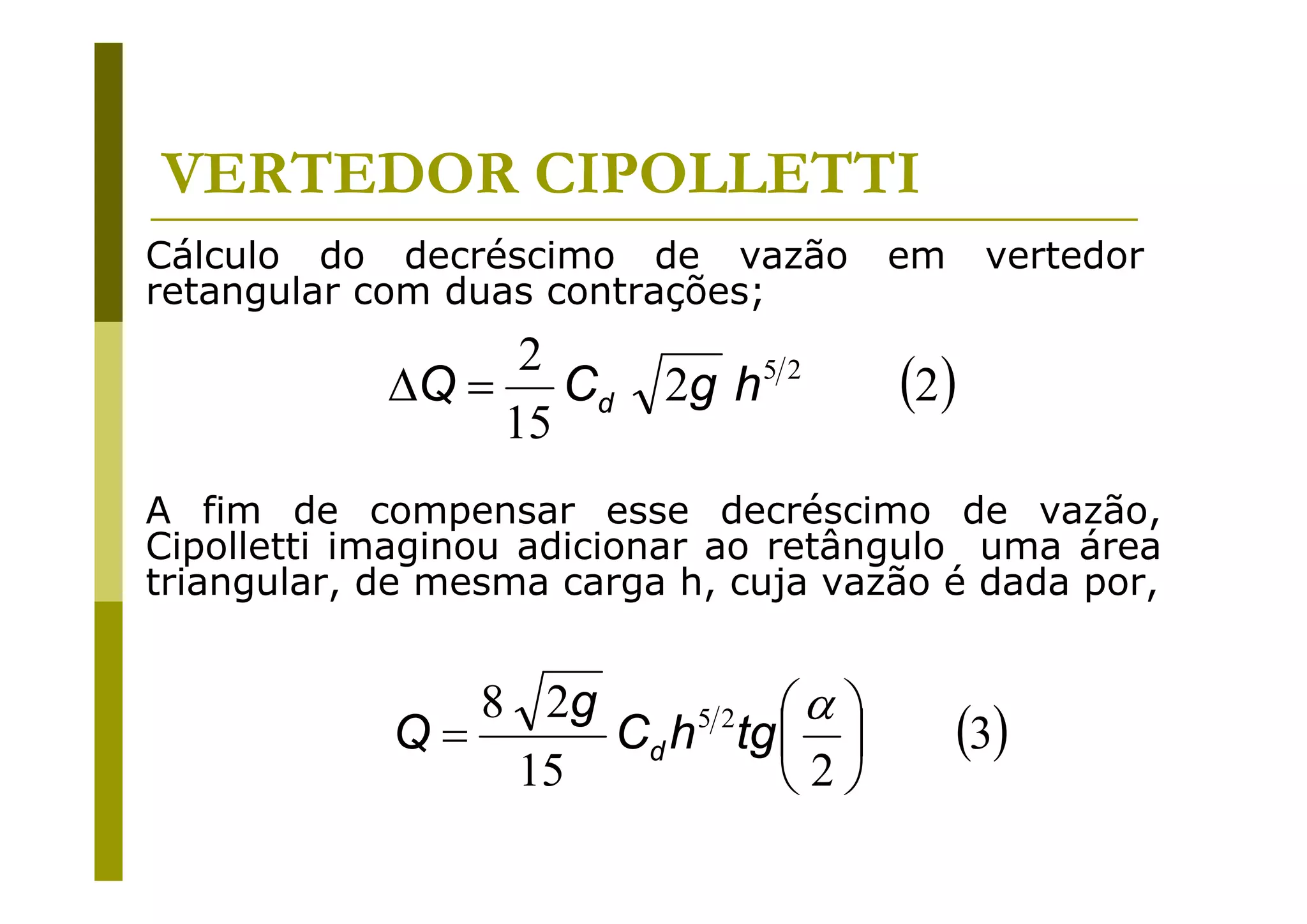 Apresentação vertedores | PDF