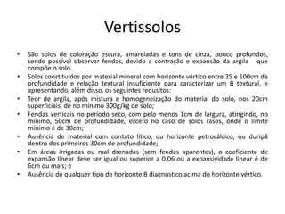 Apresentação vertissolos | PPTX