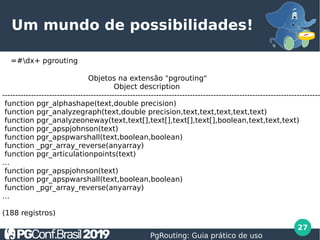 Apresenta pgrouting | PDF