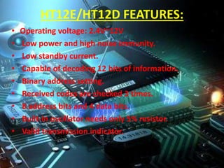 RF based Wireless Robot using 8051 Microcontroller | PPTX
