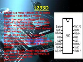 RF based Wireless Robot using 8051 Microcontroller | PPT
