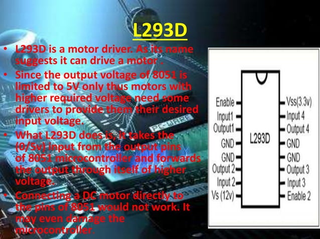 RF based Wireless Robot using 8051 Microcontroller | PPT