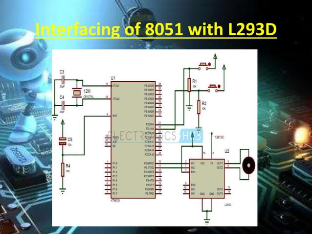 RF based Wireless Robot using 8051 Microcontroller | PPT