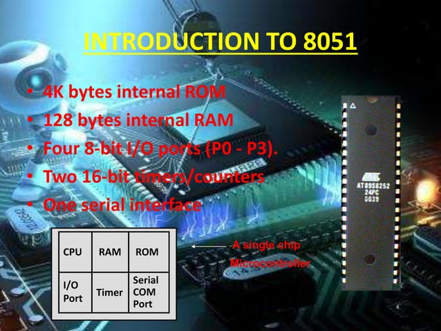 RF based Wireless Robot using 8051 Microcontroller | PPT