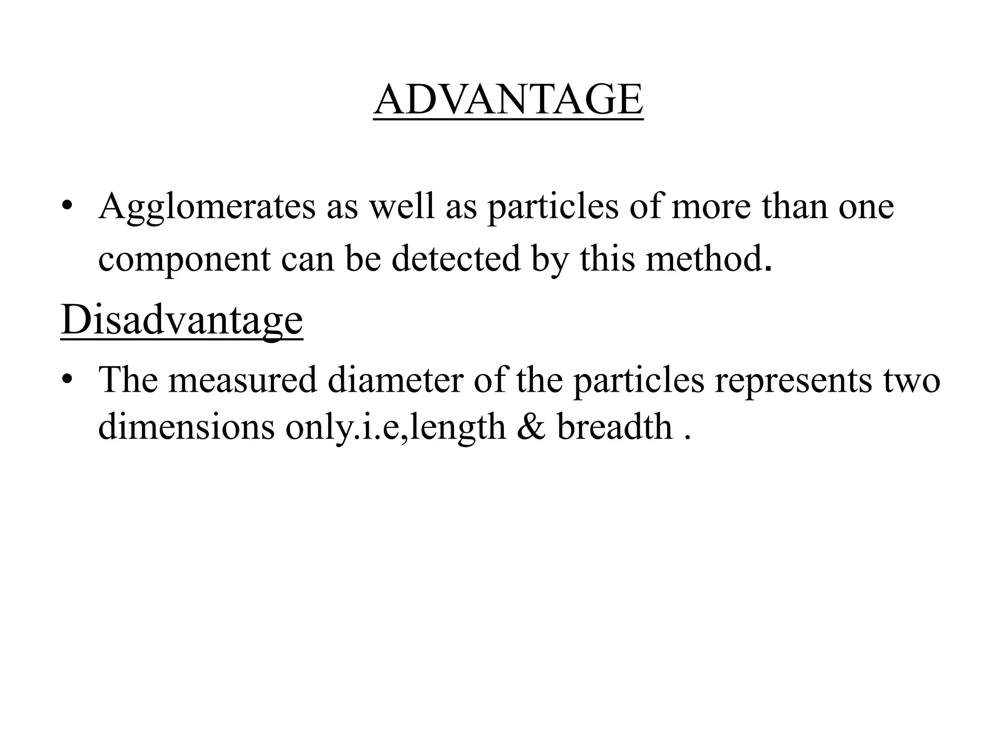 particle size & distribution | PPTX