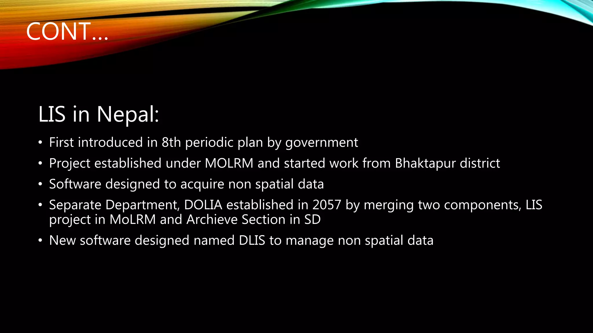 Land Information System Of Nepal (LIS) | PPTX