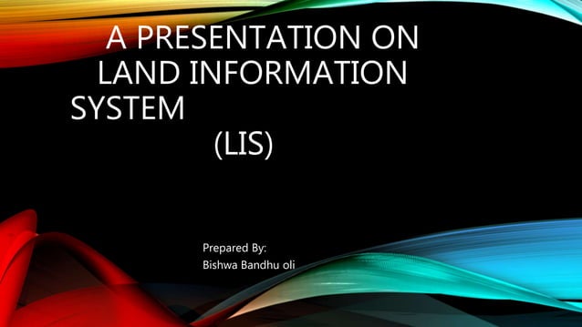 Land Information System Of Nepal Lis Pptx Databases Computer